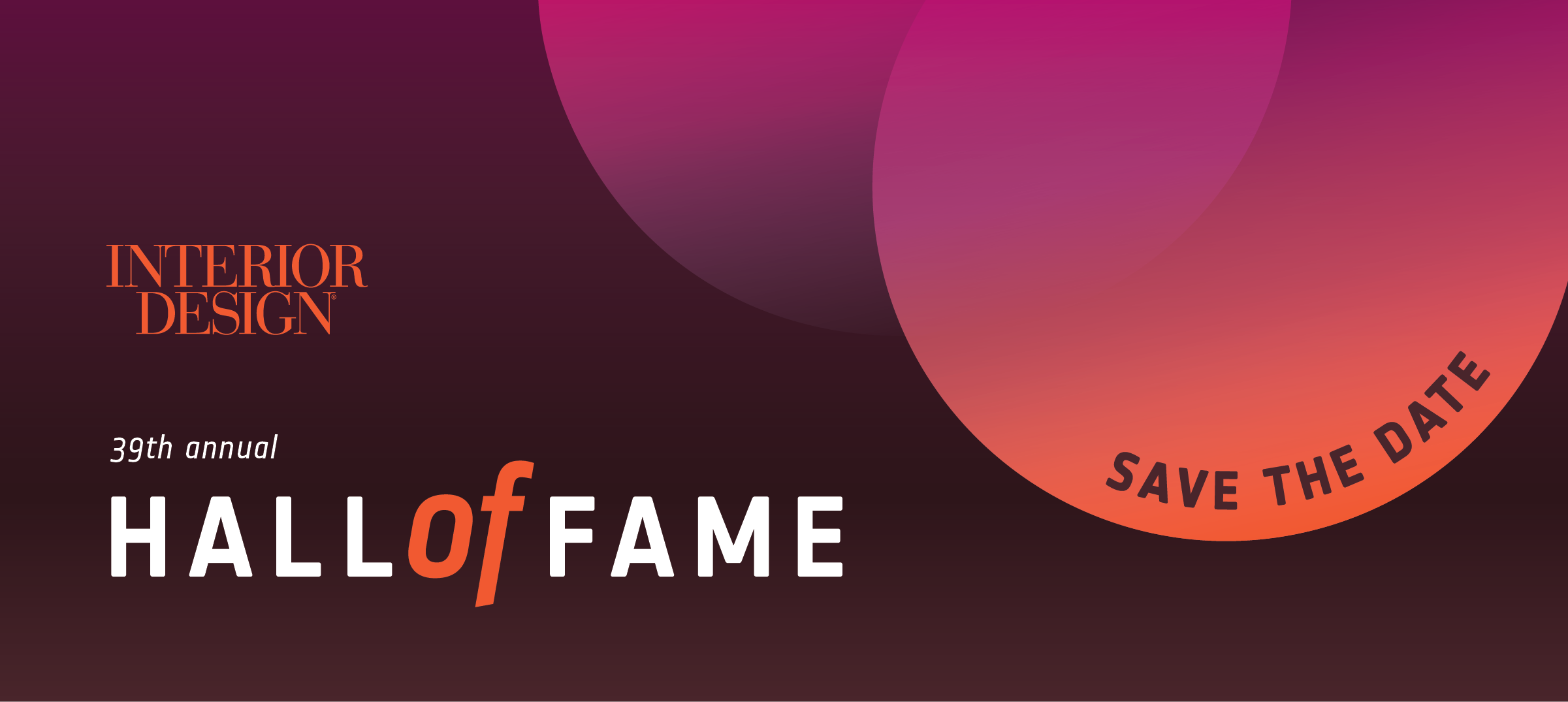 Interior Design Hall of Fame Gala
